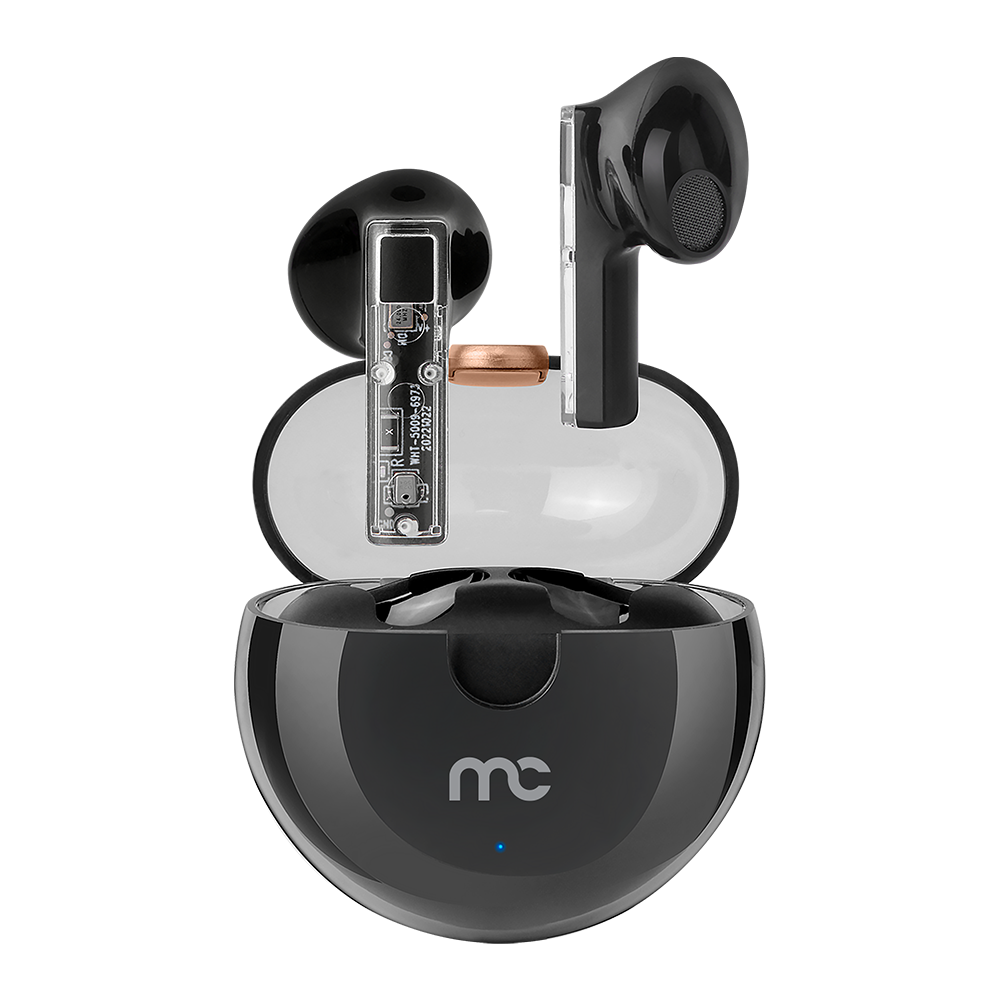 Transparent True Wireless Earbuds TWS-B125TR - My Candy Tech