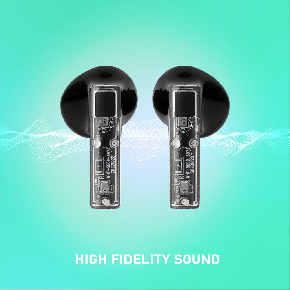 Transparent True Wireless Earbuds TWS-B125TR - My Candy Tech