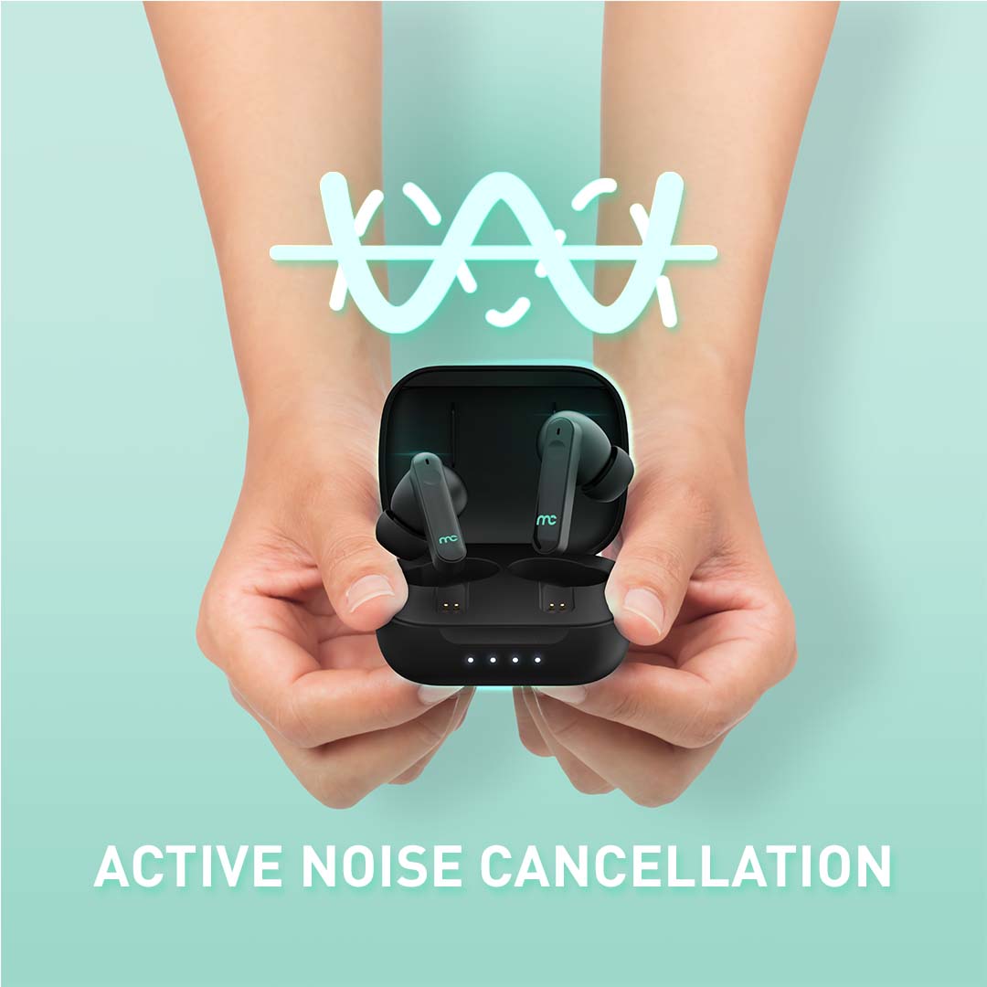 True Wireless Earbuds With ANC Black TWS275 - My Candy Tech
