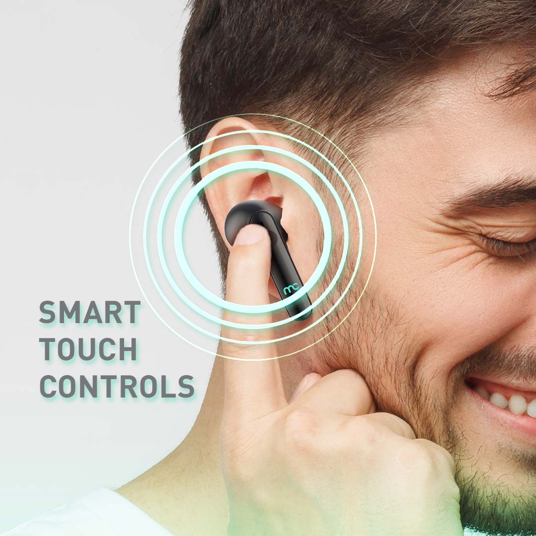 True Wireless Earbuds With ANC Black TWS275 - My Candy Tech