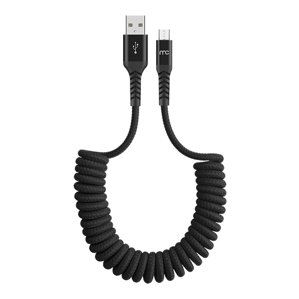 USB-A To Micro Coiled Cable CC-100 - My Candy Tech