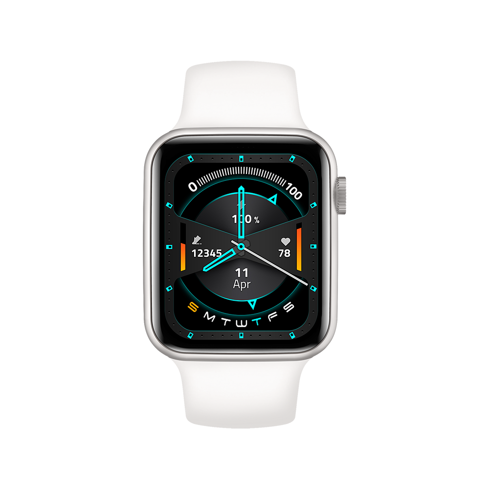 MyCandy 45mm Stainless Steel Lifestyle Smartwatch Silver - My Candy Tech