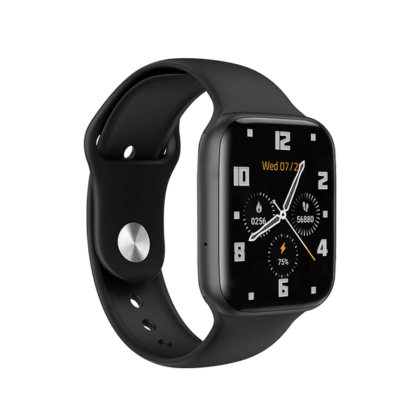 MyCandy 45mm Stainless Steel Lifestyle Smartwatch Black - My Candy Tech