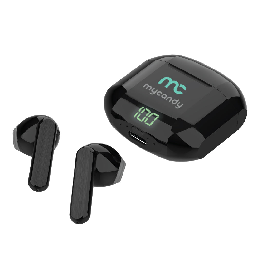 Mycandy True Wireless Earbuds Black TWS175 - My Candy Tech